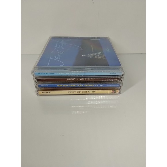 Media | James Taylor Lot Of 4 Cds Josh Groban Noel Best Of Country ...